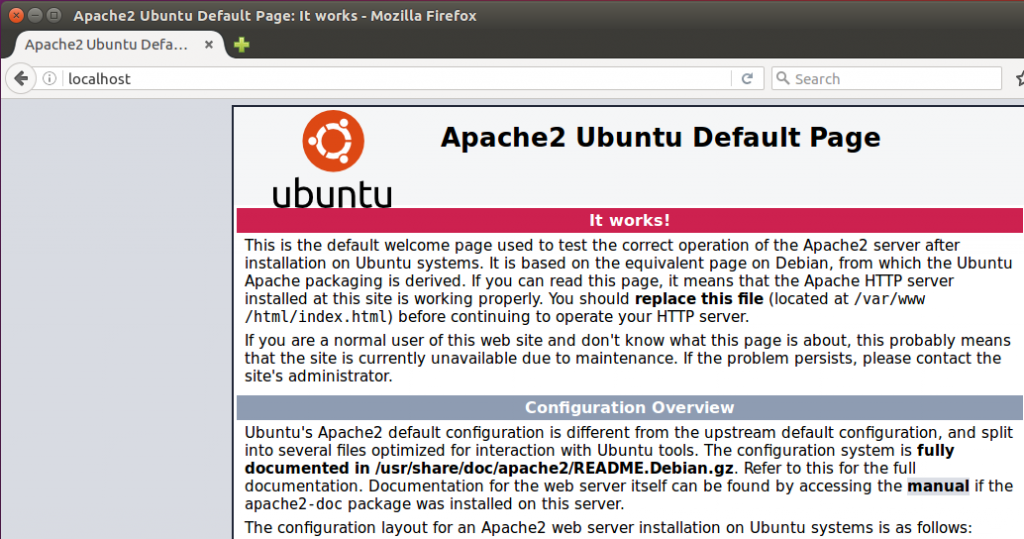 Instalando un sistema LAMP – sospedia
